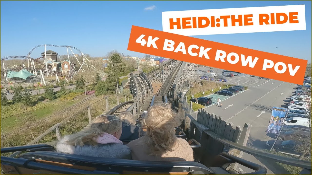 Heidi: The Ride - Back Row 4K POV | Plopsaland de Panne, Belgium - YouTube