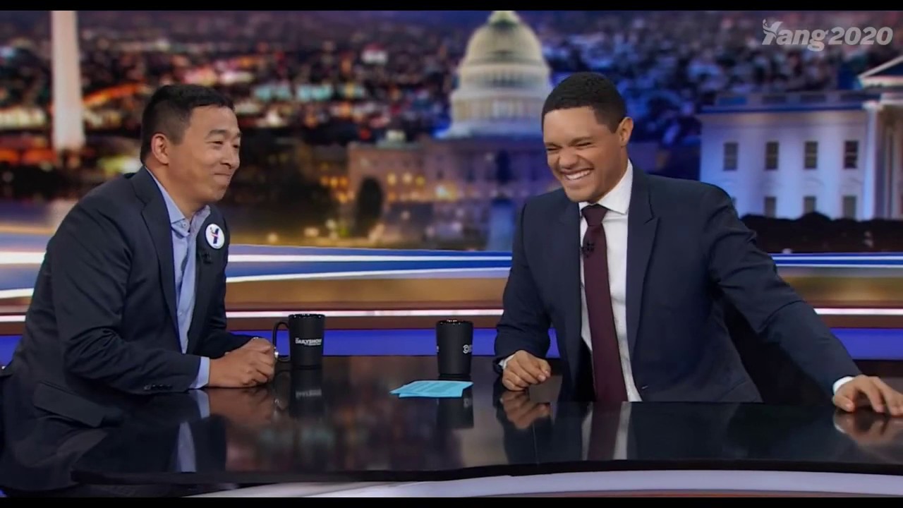 Andrew Yang having so much fun! Dancing, skateboarding, crowd surfing ...