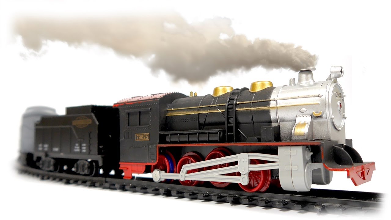 Railway Express Freight Steam Train - YouTube