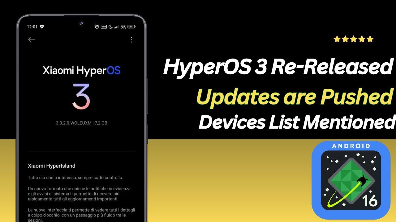 HyperOS 3 Re-Released 🔁 Bug Fix Update Changes Everything - YouTube