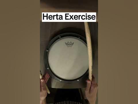 Herta Drum Rudiment Exercise - YouTube