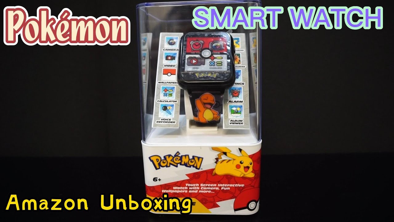 【Amazon Unboxing】Pokémon Interactive Touchscreen Smart Watch 寶可夢 開箱 ...