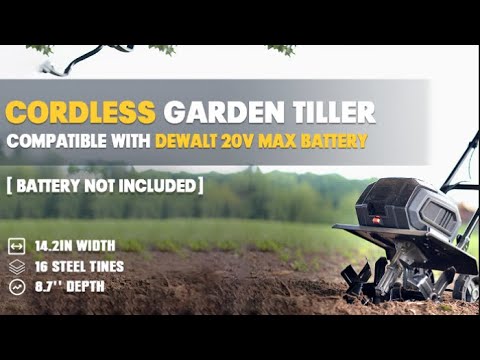 Tame Tough Soil Fast with This Foldable Cordless Tiller