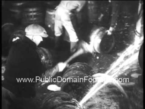 Prohibition Bust 1932 Chicago Archival Footage PublicDomainFootage.com ...