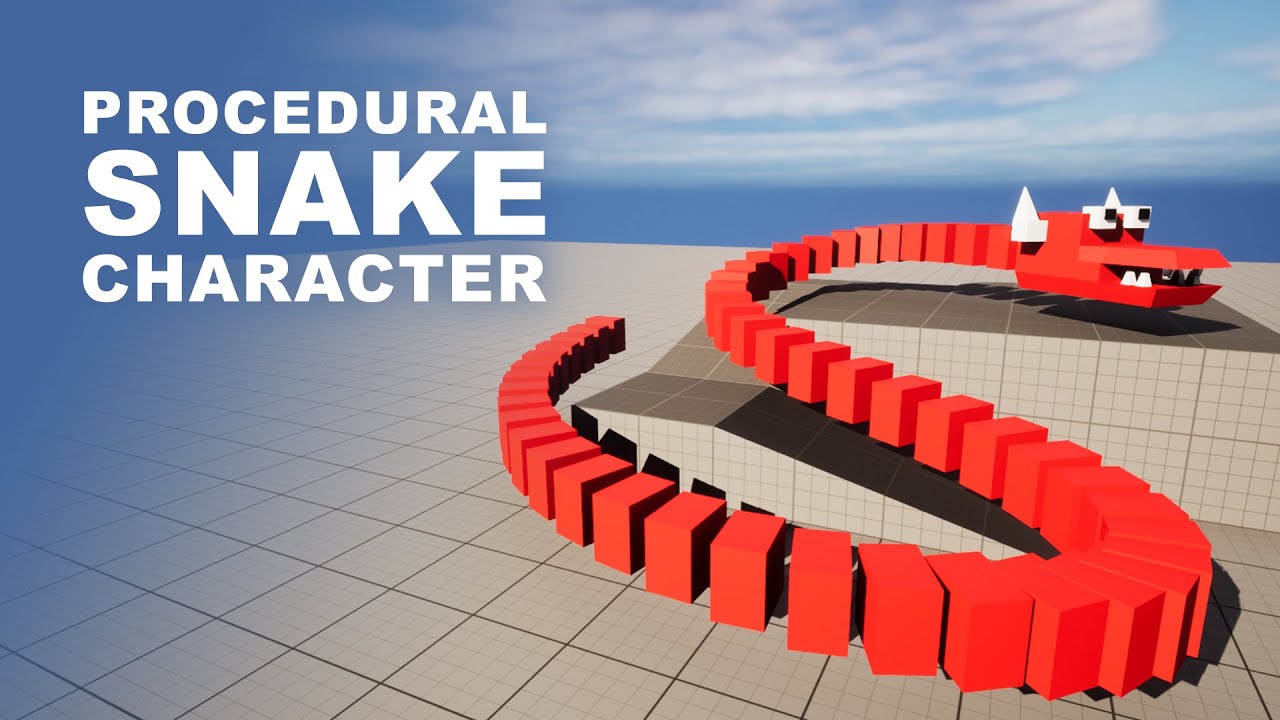 Unreal Engine 5 - Procedural Snake Character - YouTube