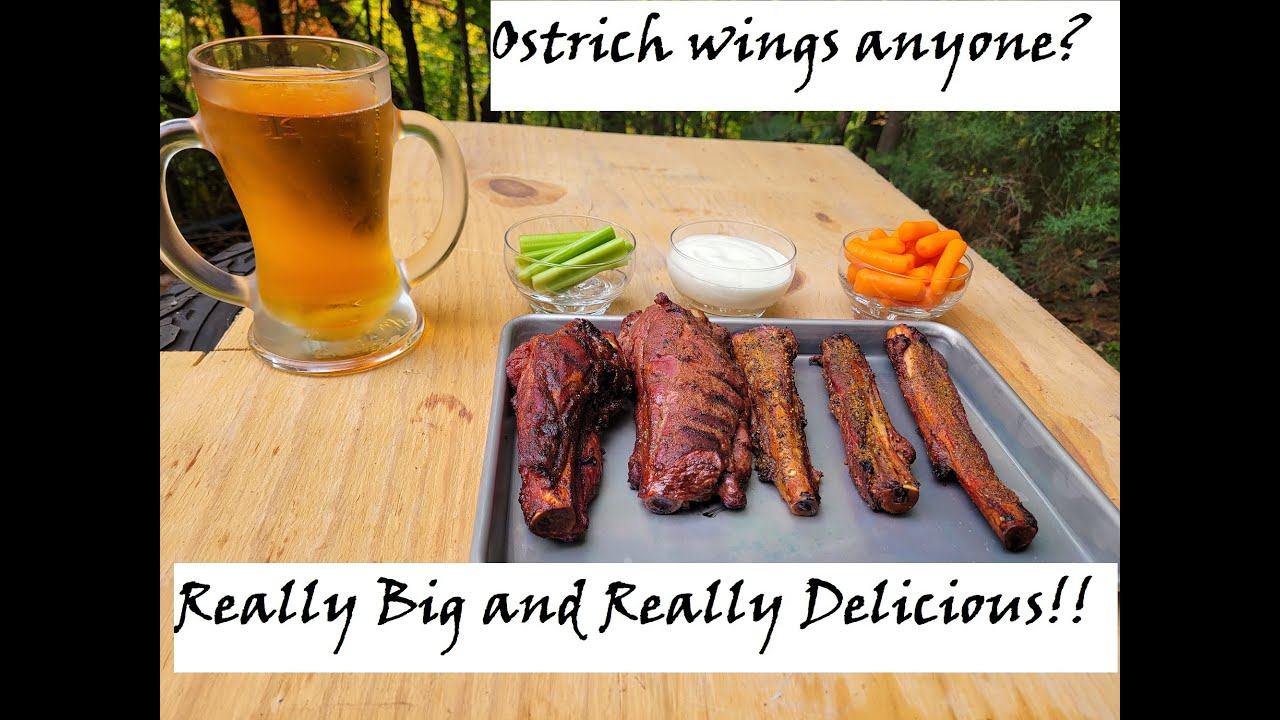 Best Biggest Wings Out There!!! You Gotta Try Smoked Ostrich Wings ...