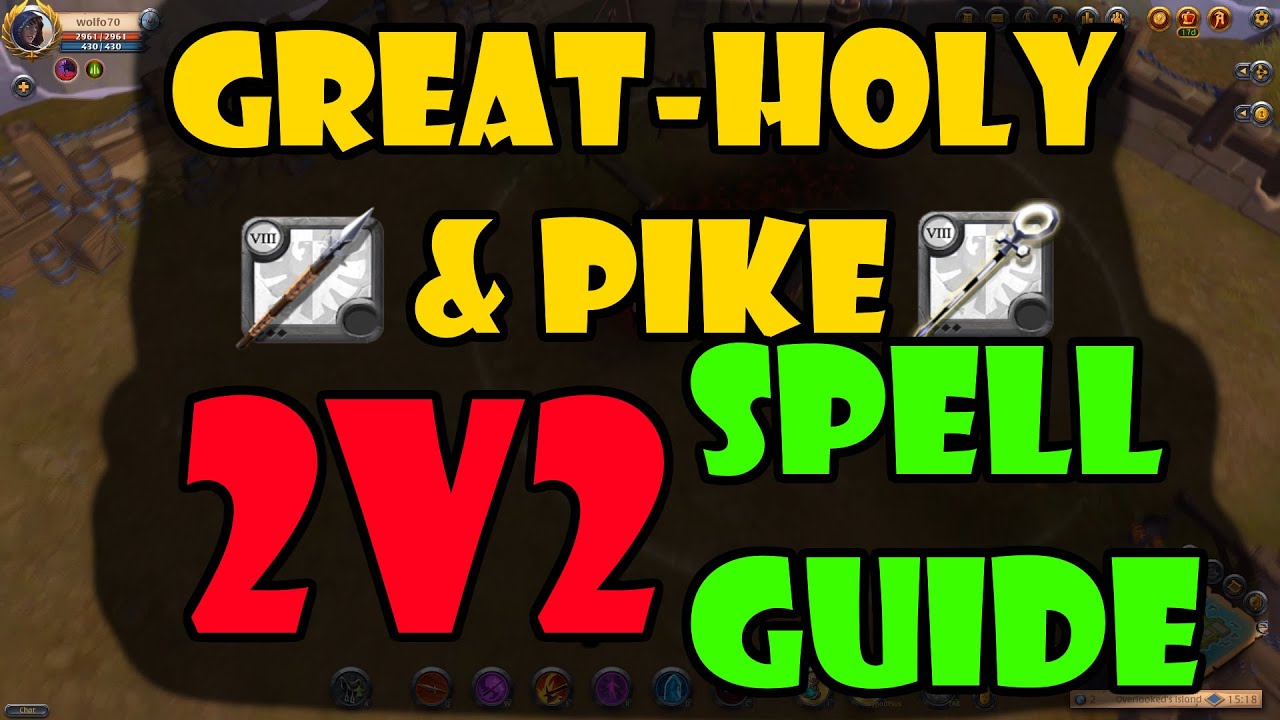 Pike & Great Holy Build Guide For 2v2 | Albion online Gameplay 2021 ...