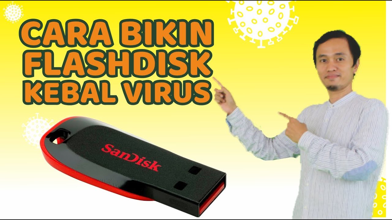 Cara Memproteksi Flashdisk dari Virus - YouTube