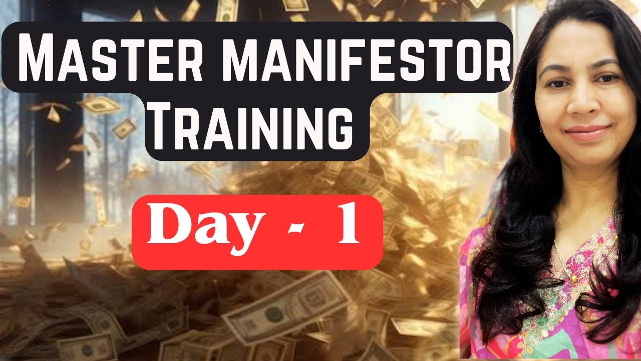 Master manifestation training: day 1 - YouTube