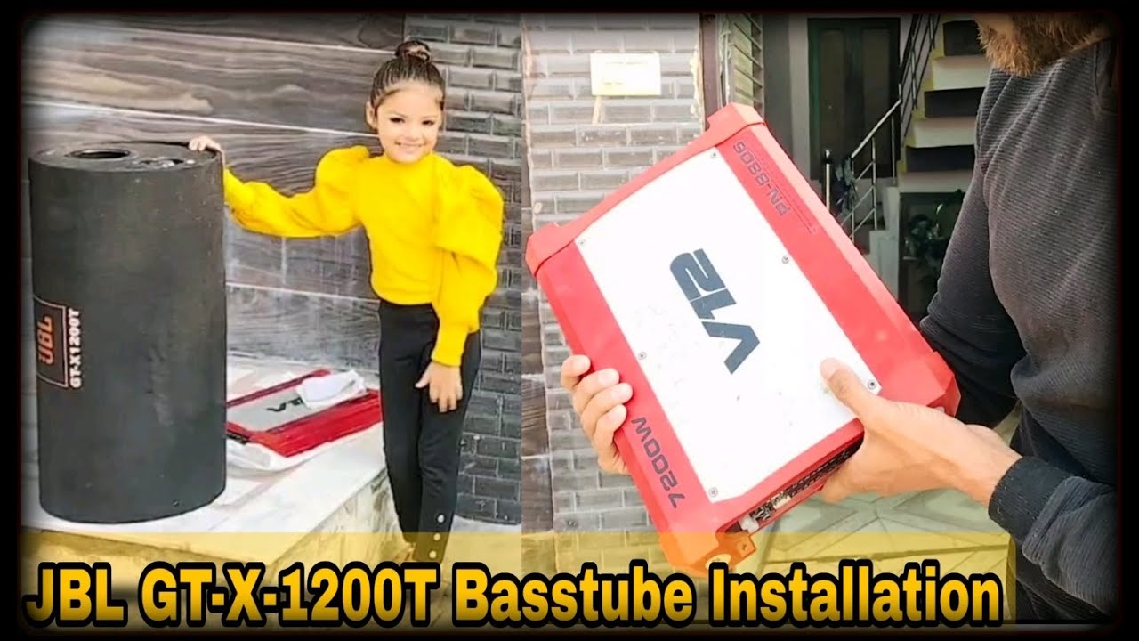 Installing JBL bass tube in Verna | 12 inch JBL Bass tube installation ...