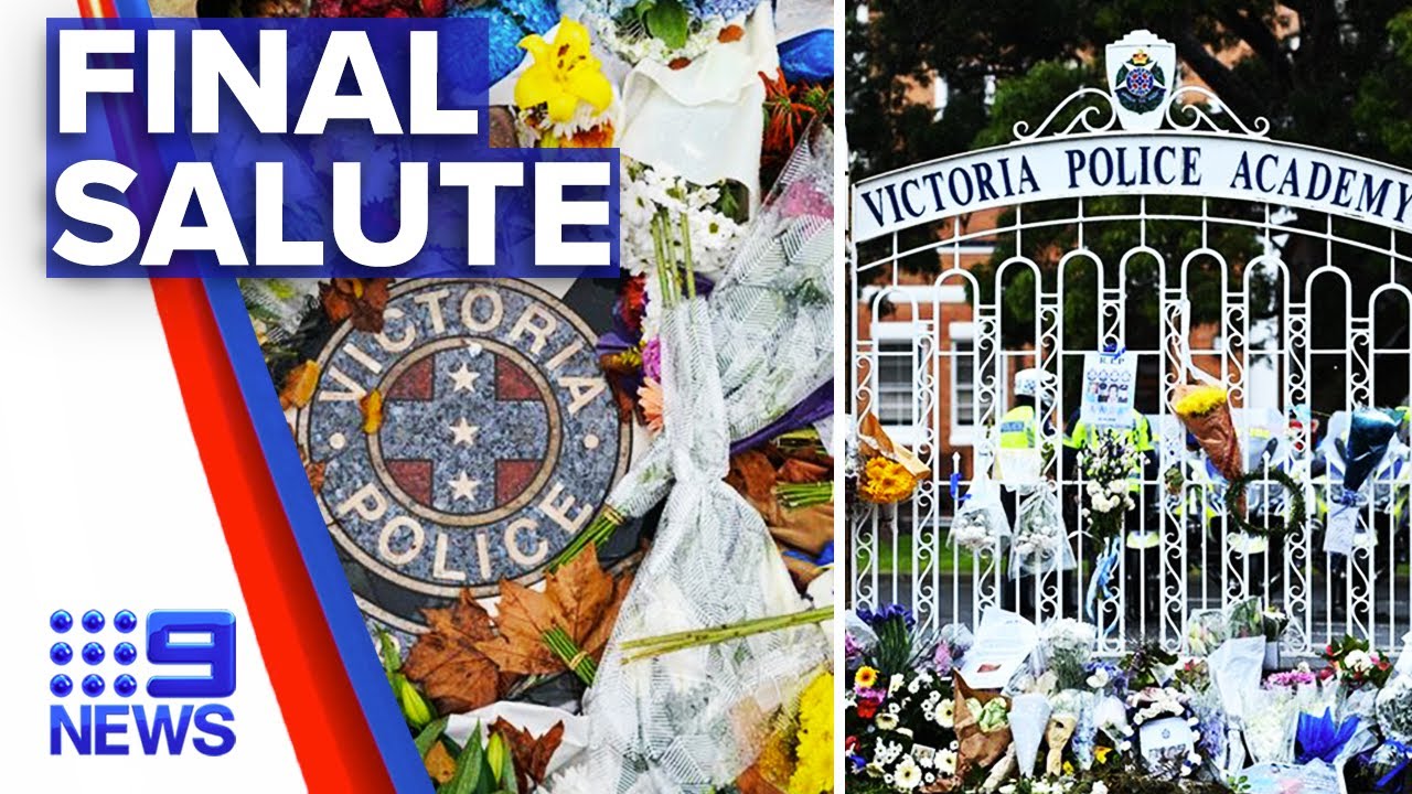 Melbourne police officers honoured at funeral | Nine News Australia ...