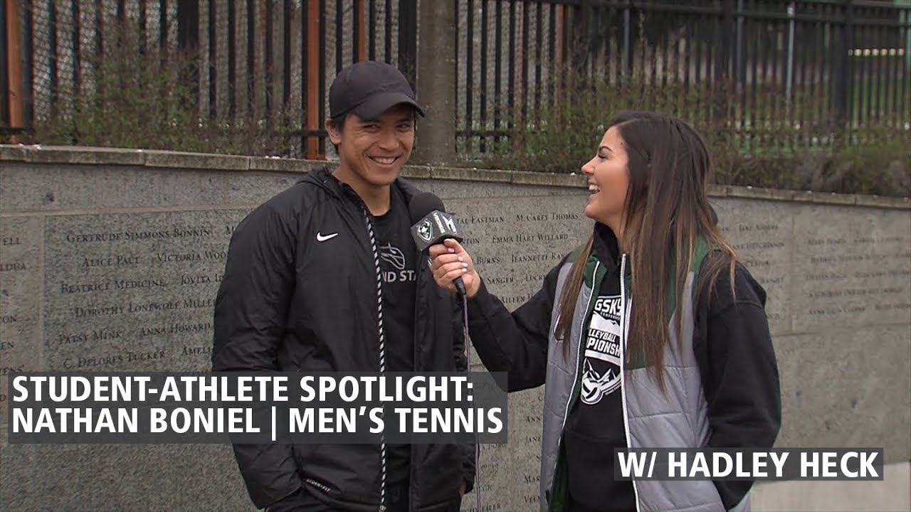 Student-Athlete Spotlight: Nathan Boniel | Men's Tennis (w/ Hadley Heck ...