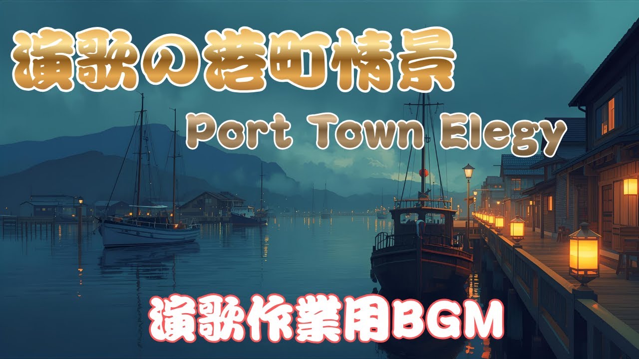 【作業用BGM】Port Town Elegy – 演歌の港町情景 | 歌なし・和インスト・哀愁アンビエント【SunoAI】 - YouTube