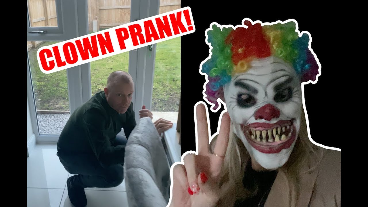 Clown prank on Tim! - YouTube