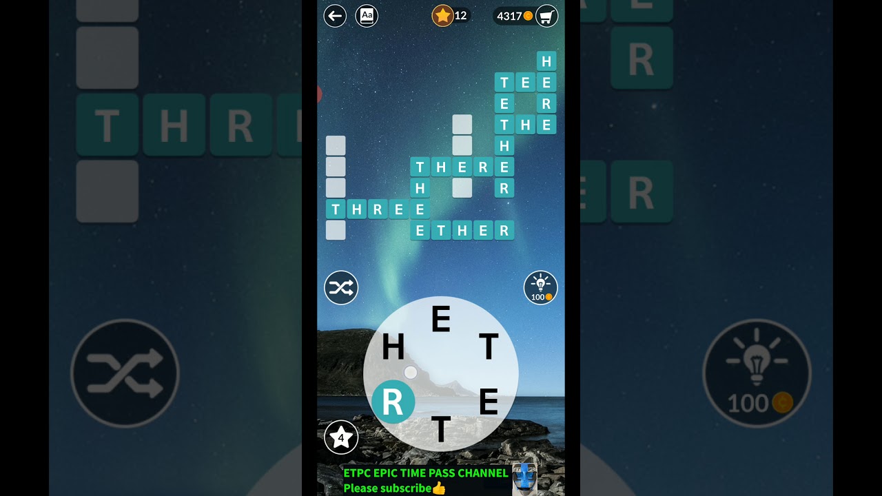 WORDSCAPES LEVEL 10330 - YouTube
