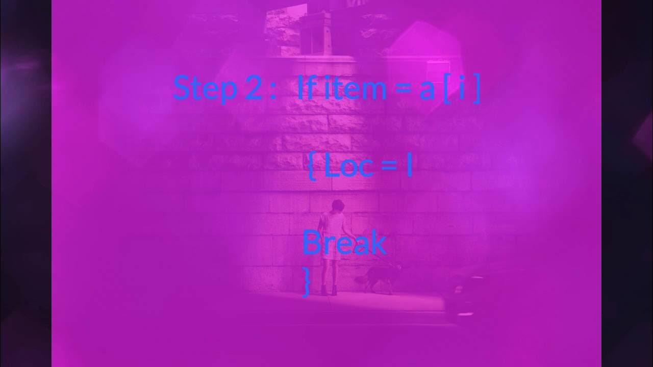 Algorithm Linear Search Video C Programming Youtube Music