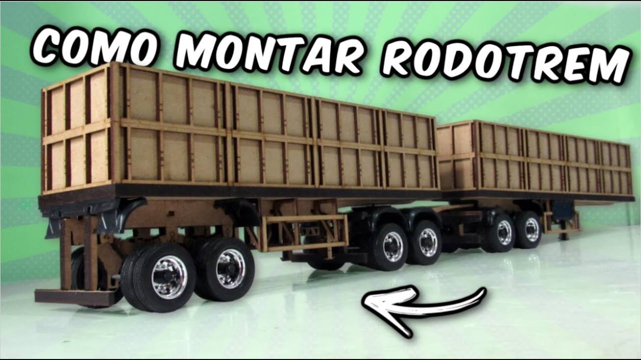 MINI CARRETA RODOTREM 25 METROS | TUTORIAL COMPLETO - YouTube