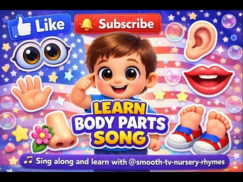 Learn Body Parts Song 👀👂 | Kids Nursery Rhymes | Body Parts for ...