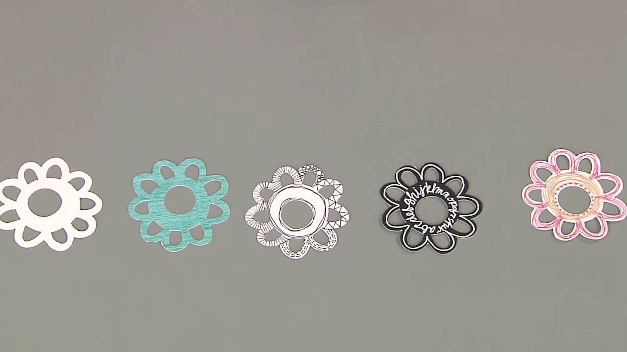 Embellish Your Die-Cut Designs - YouTube