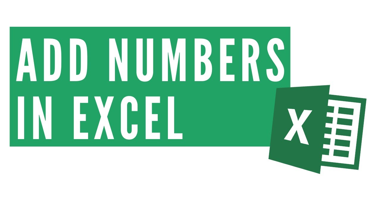 How To Add Numbers In Excel Addition In Excel YouTube How To Add Numbers In Excel Addition In Excel YouTube