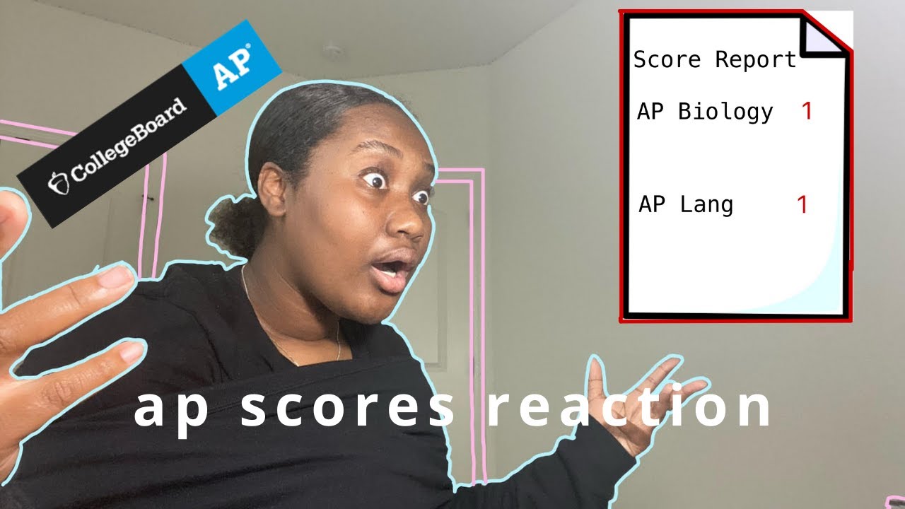 ap scores reaction ( ap lang, ap bio, etc,.) - YouTube