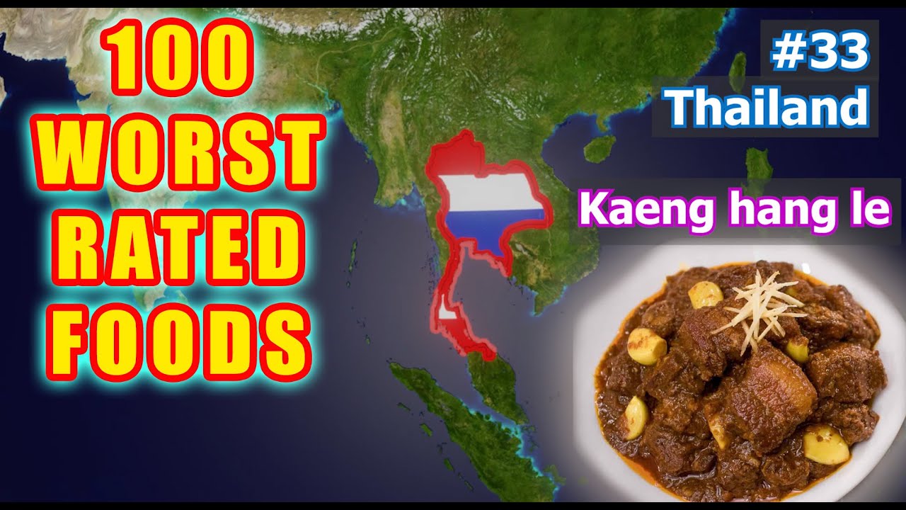 100 worst rated foods in the world 2025 | unpopular dishes 3D - YouTube