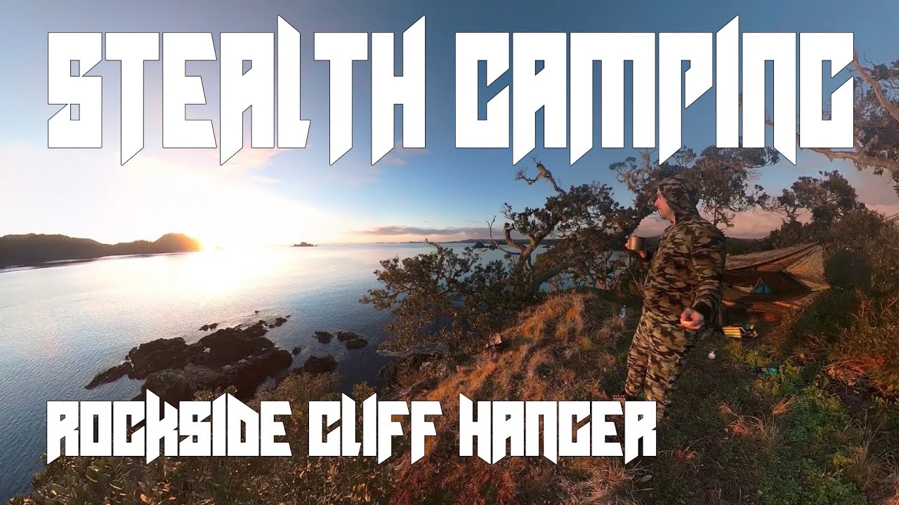 Stealth Camping 🥷 | Rockside Cliff Hanger | Epic Dolphins 🐬 - YouTube