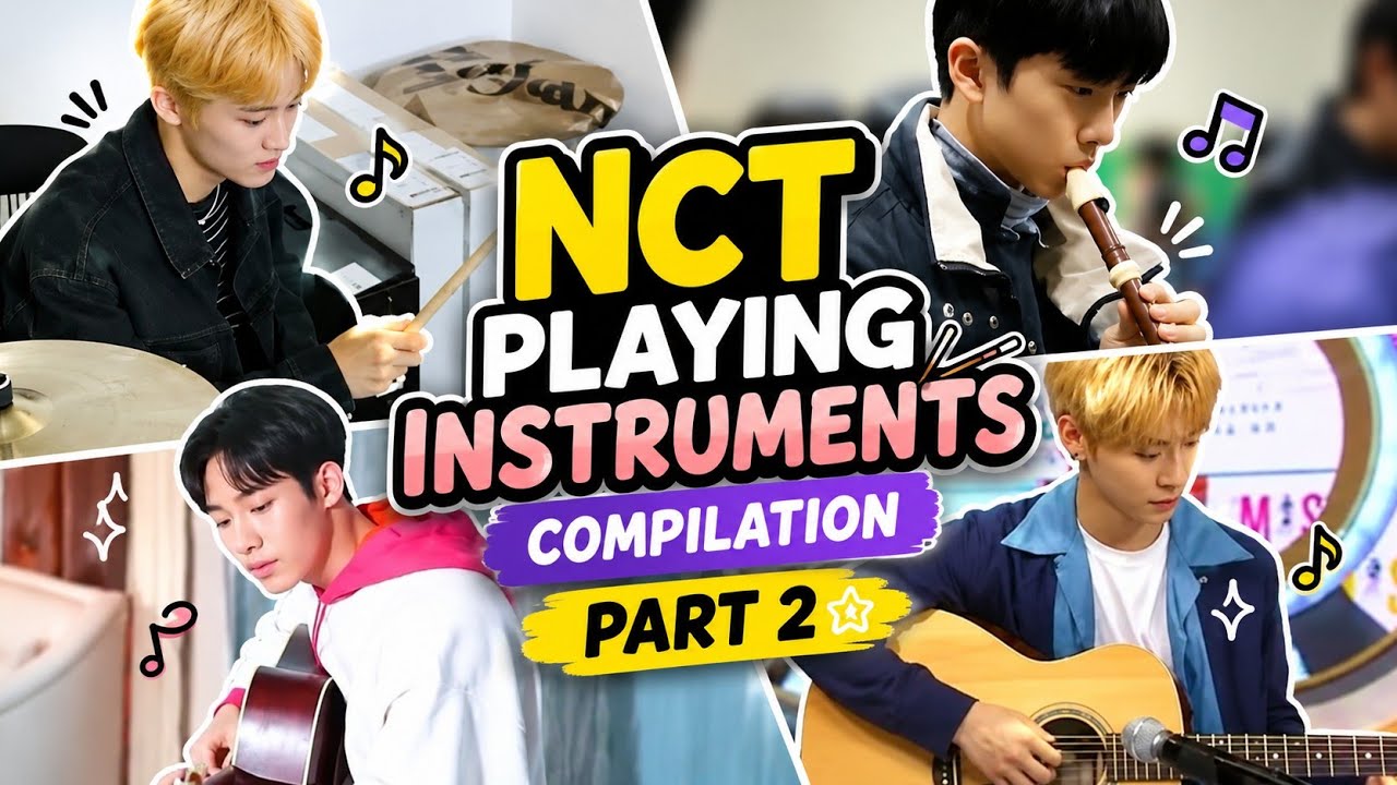 NCT Playing Instruments Compilation Part 2 - YouTube