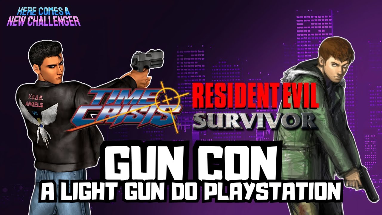 GUN CON: A light gun do PlayStation! Testando jogos - YouTube