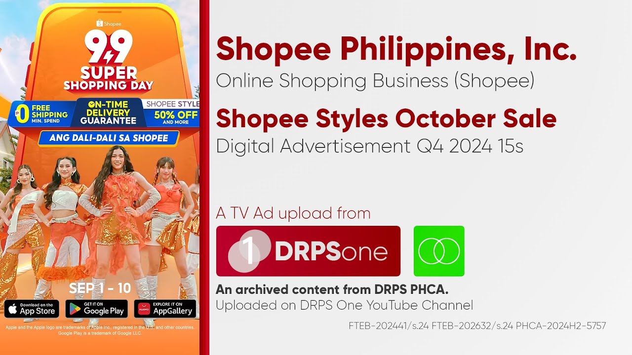 Shopee Styles October Sale Digital Ad Q4 2024 15s (Philippines) [ST ...