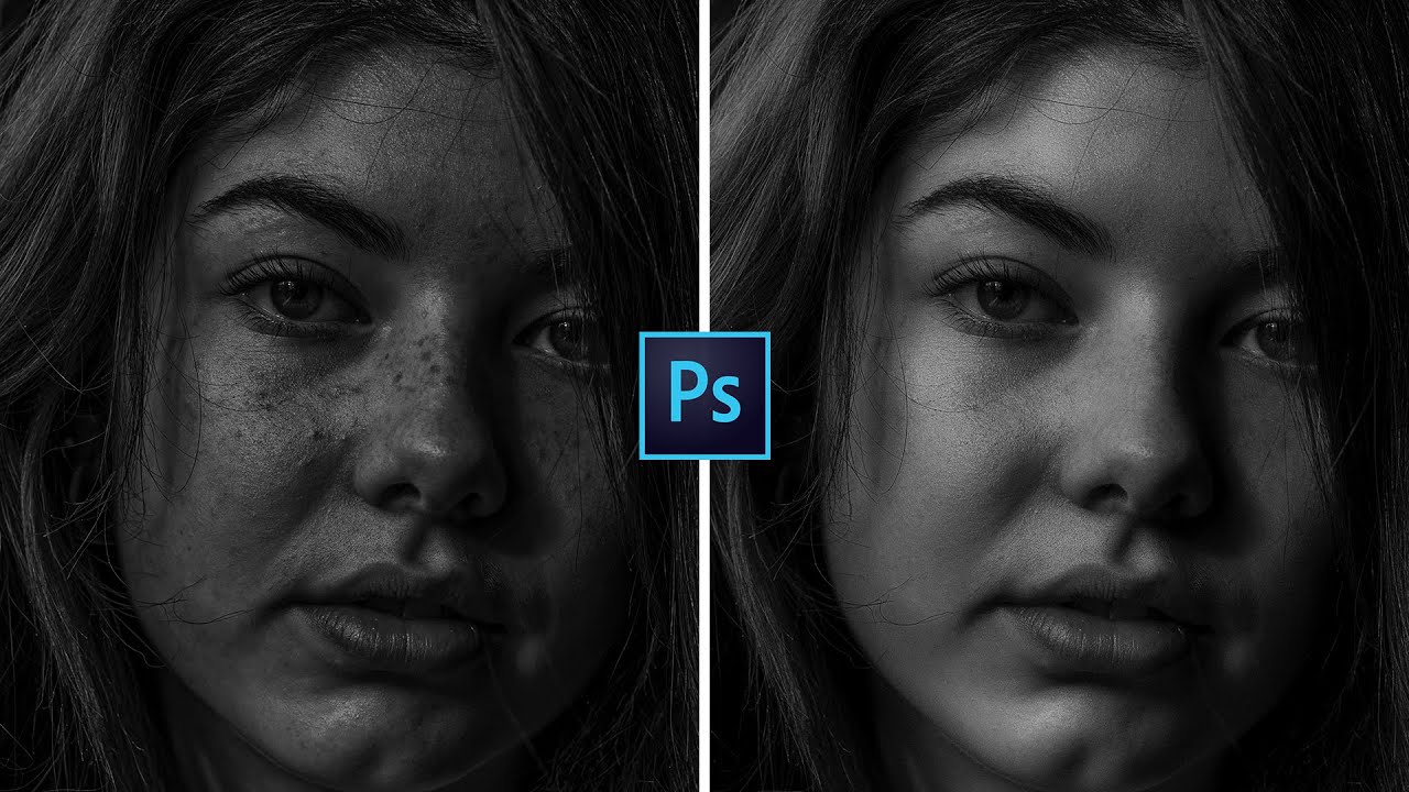 Photo Retouching in Photoshop - Remove Freckles in Photoshop - YouTube