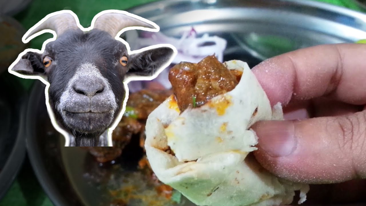 Bizarre Food - Let's Eat GOAT HEAD Curry Fry - Indian style - YouTube