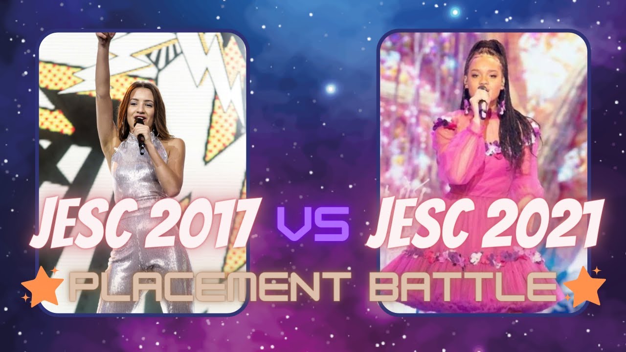 Junior Eurovision 2017 vs Junior Eurovision 2021:Placement Battle(JESC ...