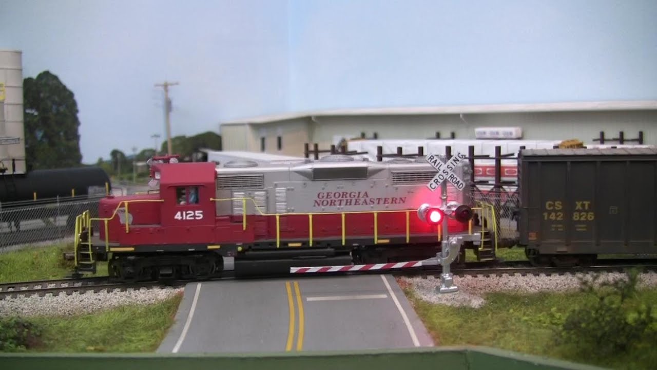 Thomas Klimoski's Georgia Northeastern Model RR June 2018 Update - YouTube