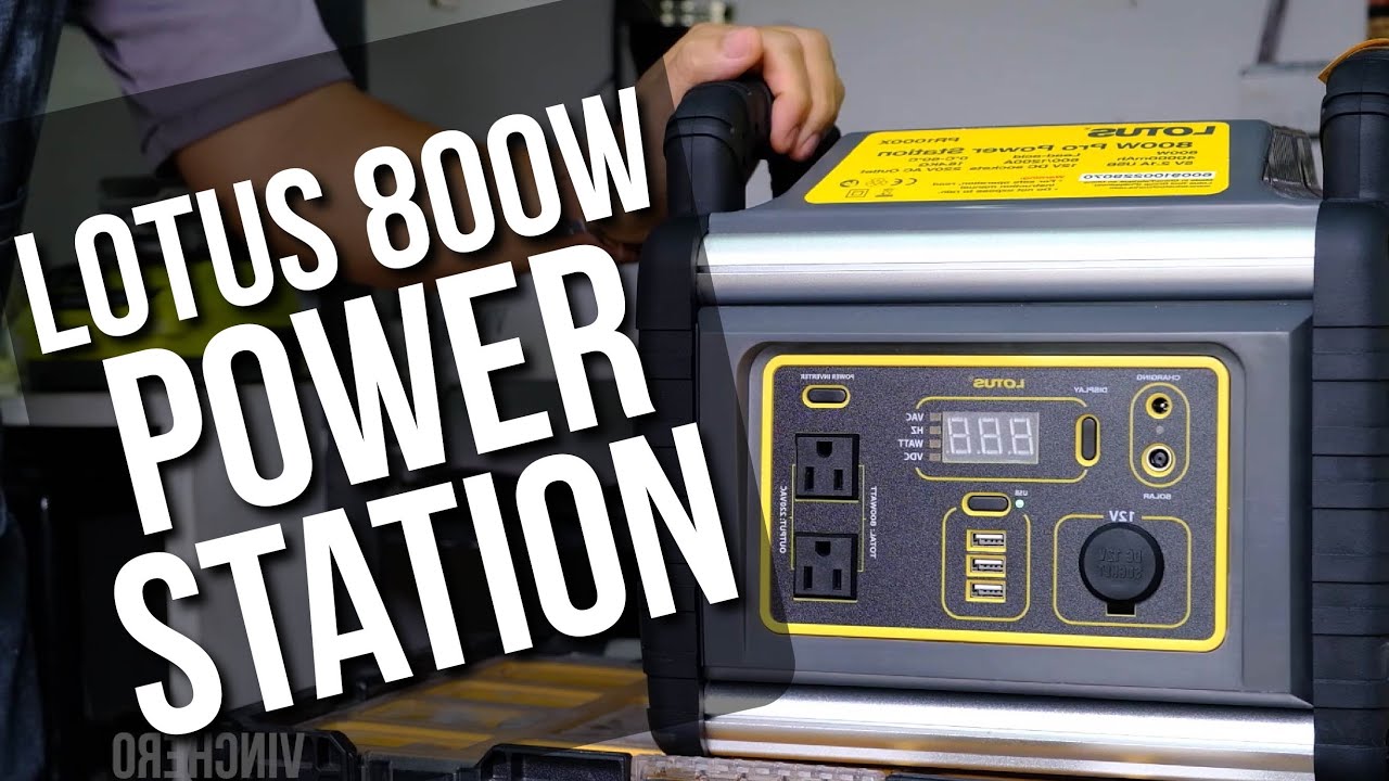 Lotus 800 Watt Portable Power Station / Power Bank A Good Alternative ...