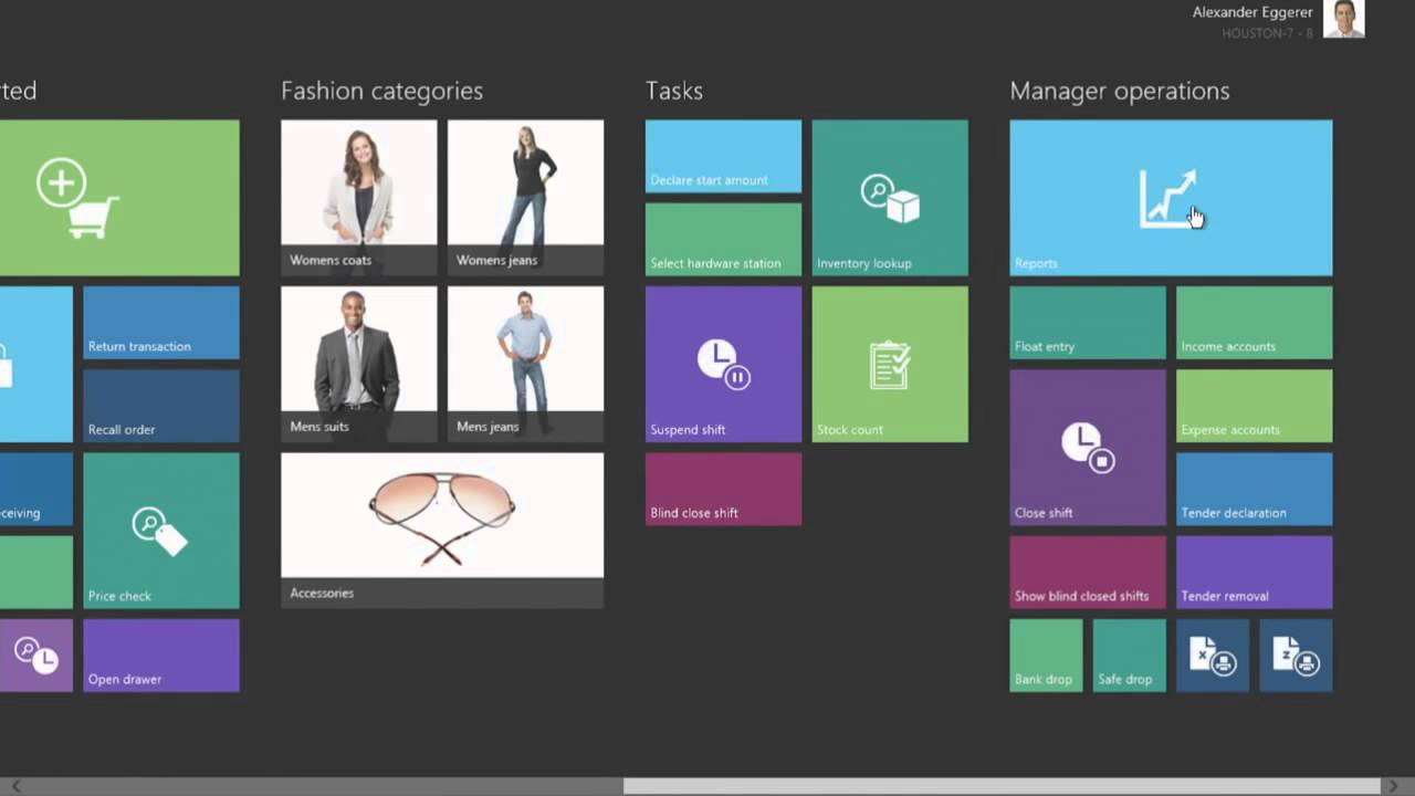 Microsoft Dynamics para Retail - POS Moderno - YouTube