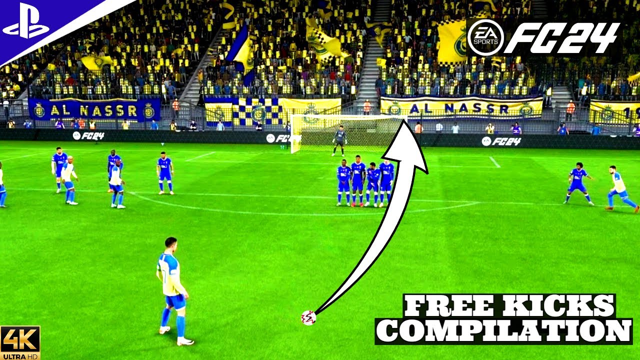 FC 24 - FREE KICKS COMPILATION #1 - PS5[4K60] - YouTube