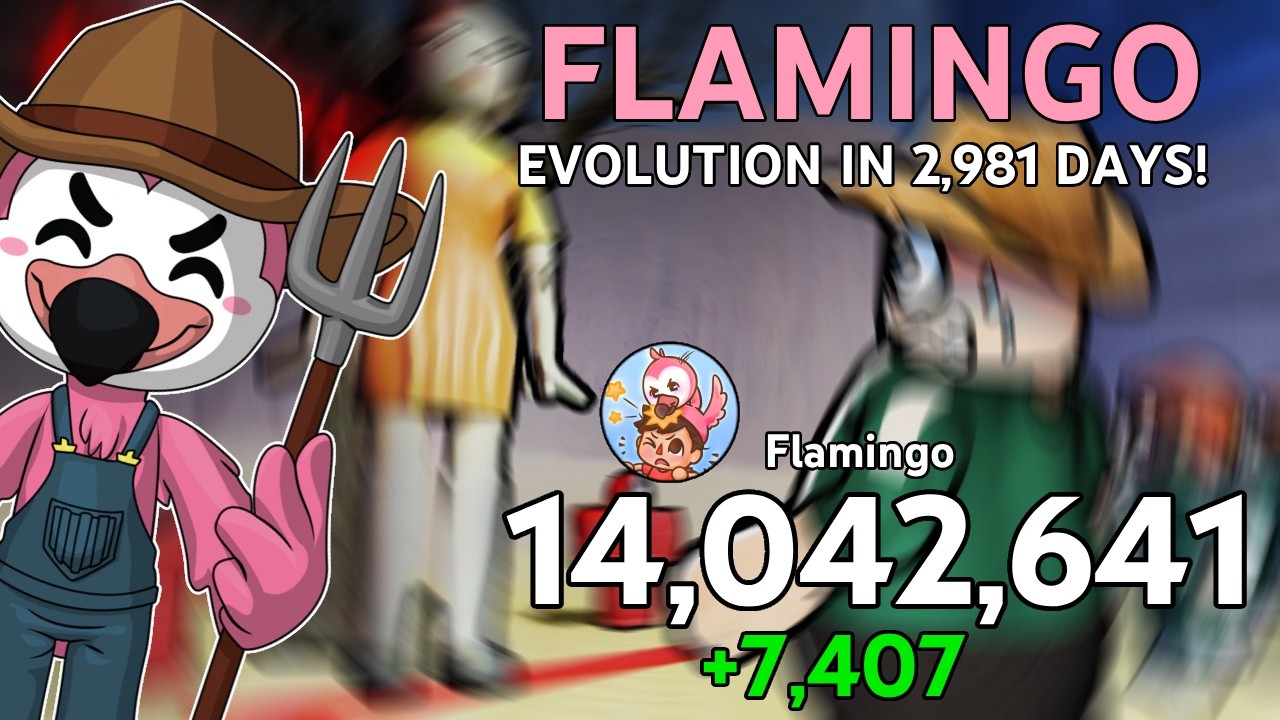 Flamingo - Subscriber Count History: Every Day - YouTube
