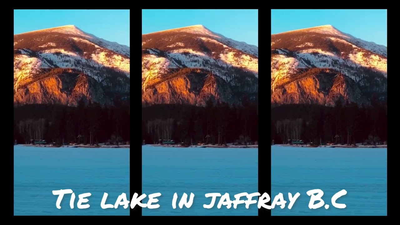 TIE LAKE IN JAFFRAY B.C || CANADA - YouTube