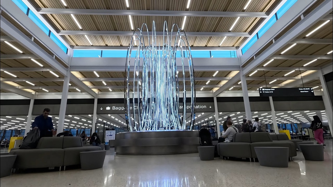 Kansas City International Airport (MCI) Terminal - YouTube