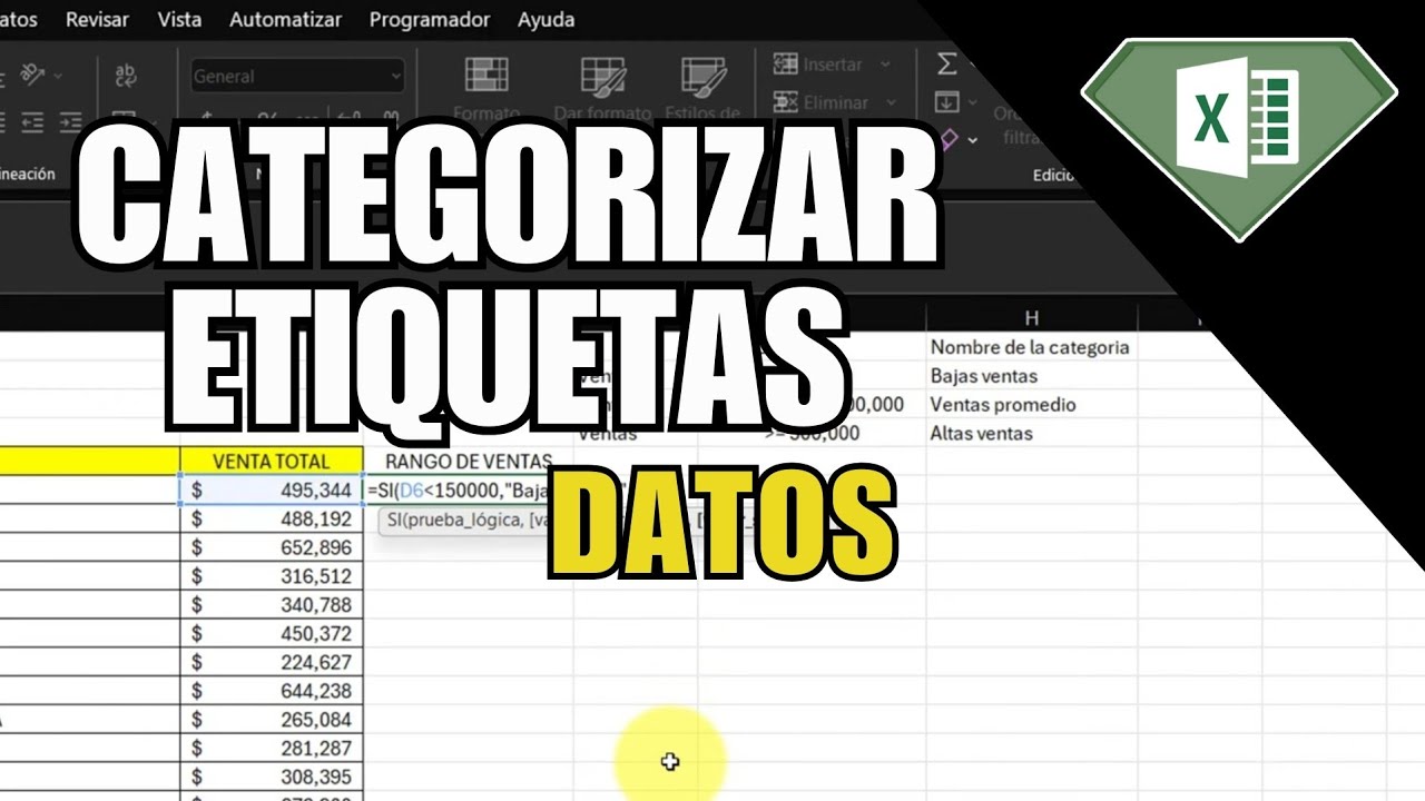 TIPS PARA LIMPIAR Y CATEGORIZAR DATOS EN EXCEL BASES DE DATOS #excel ...