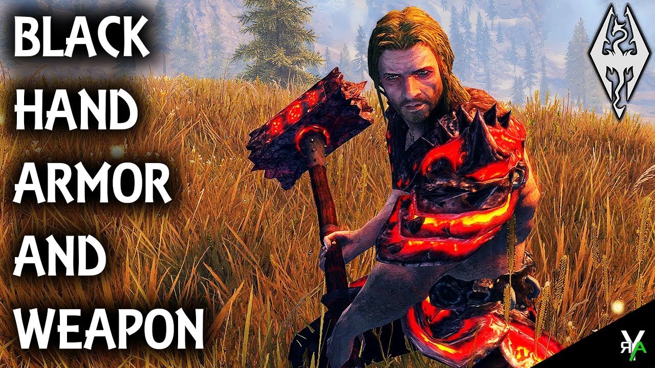 BLACK HAND ARMOR AND WEAPON: Armor Mod- Xbox Modded Skyrim Mod Showcase ...