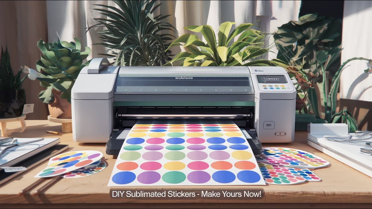 Learn Sublimation on Stickers: Your DIY Guide! - YouTube