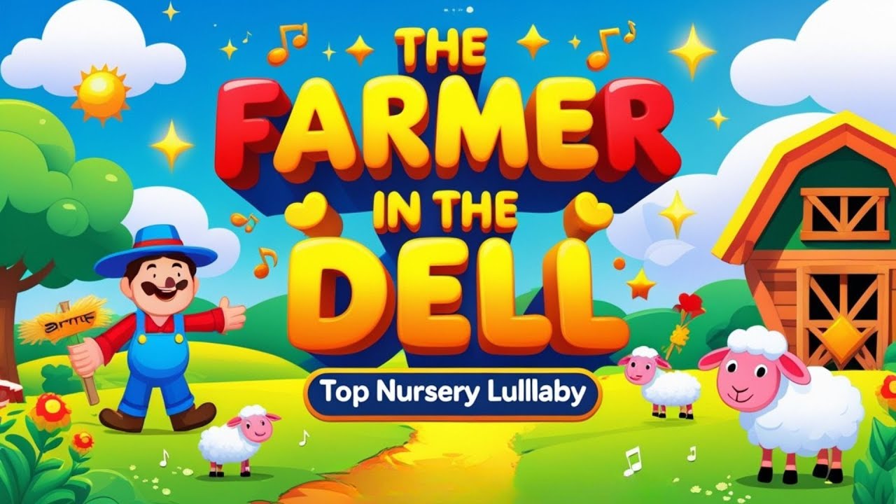 "The Farmer in the Dell" – Top Nursery Lullaby & Gentle Rhyme - YouTube