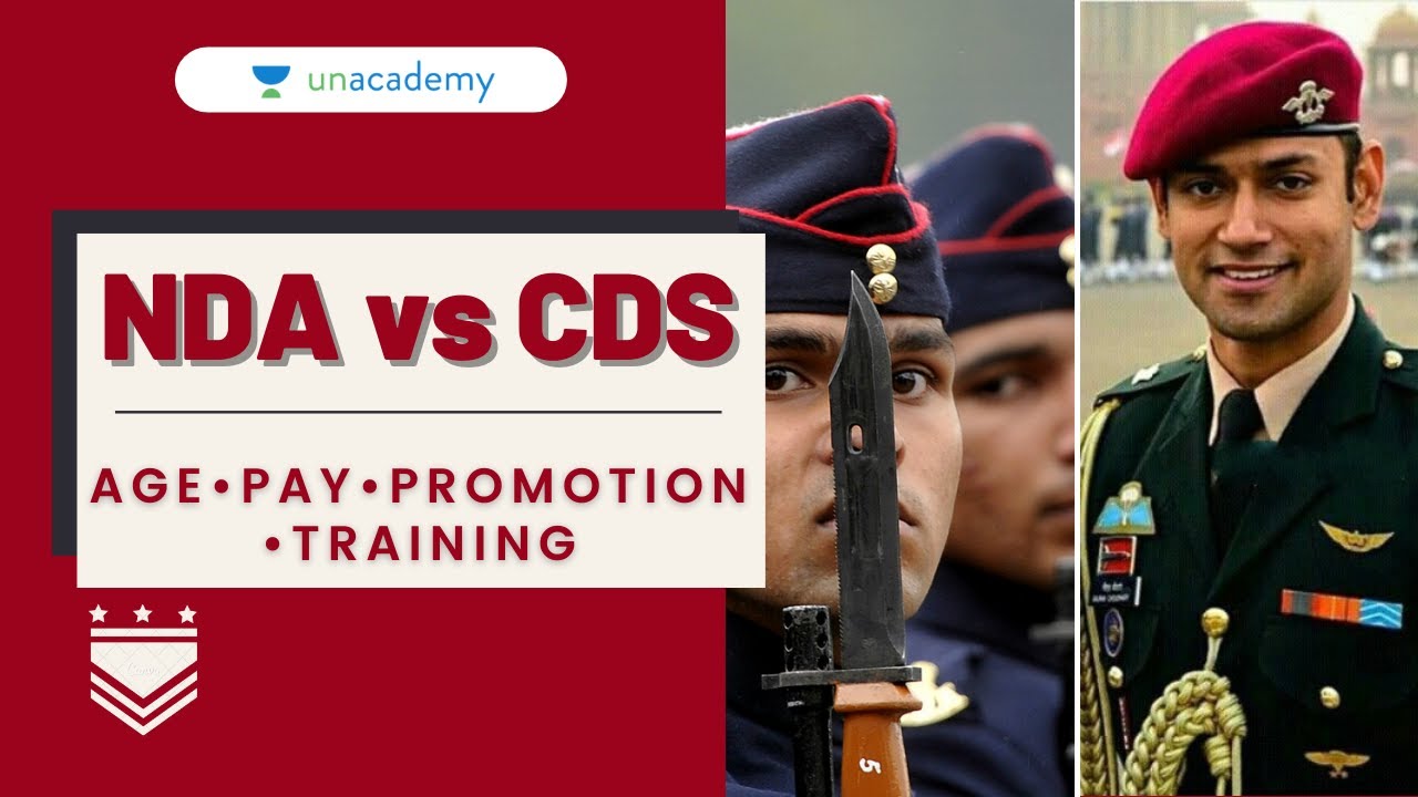 NDA vs CDS Comparision – Age, Pay, Promotion, Training - Defence Gyan ...
