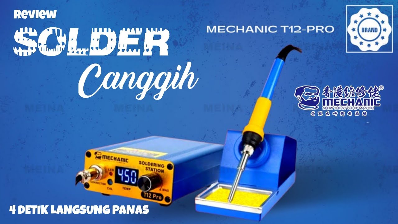 REVIEW - Solder Station Mechanic T12 Pro Original - YouTube