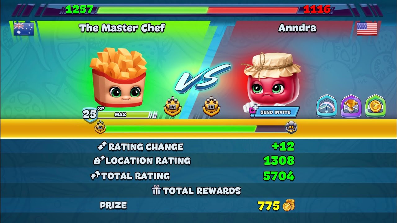 Cooking fever duels the master chef Vs Anndra - YouTube
