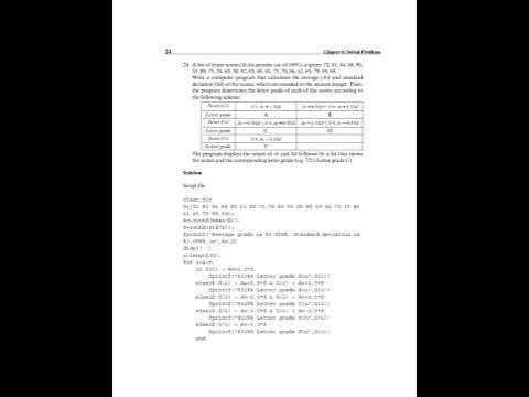 Chapter No 6 Solution Matlab, An Introduction With Applications 6th Edition by Amos ||Solution ...