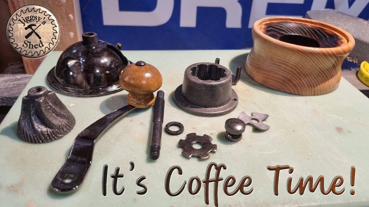 Woodturning Meets Coffee Culture - Handmade Grinder Project - YouTube