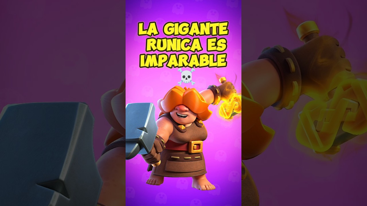 LA GIGANTE RUNICA es IMPARABLE EN CLASH ROYALE 😨 - YouTube